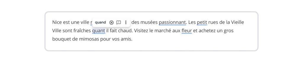 A quick comparison of French spell checkers — correcteur français en ...